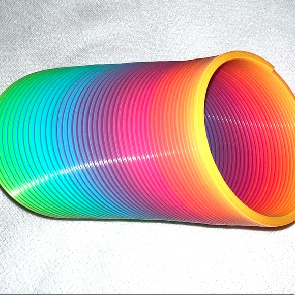 Toys | Vintage Plastic Rainbow Slinky Toys Magic Springs 198s New ...